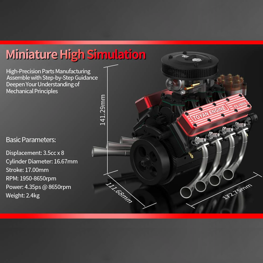How to Maintain Your TOYAN V8 Engine Model Kit: Fuel, Lubrication & St ...