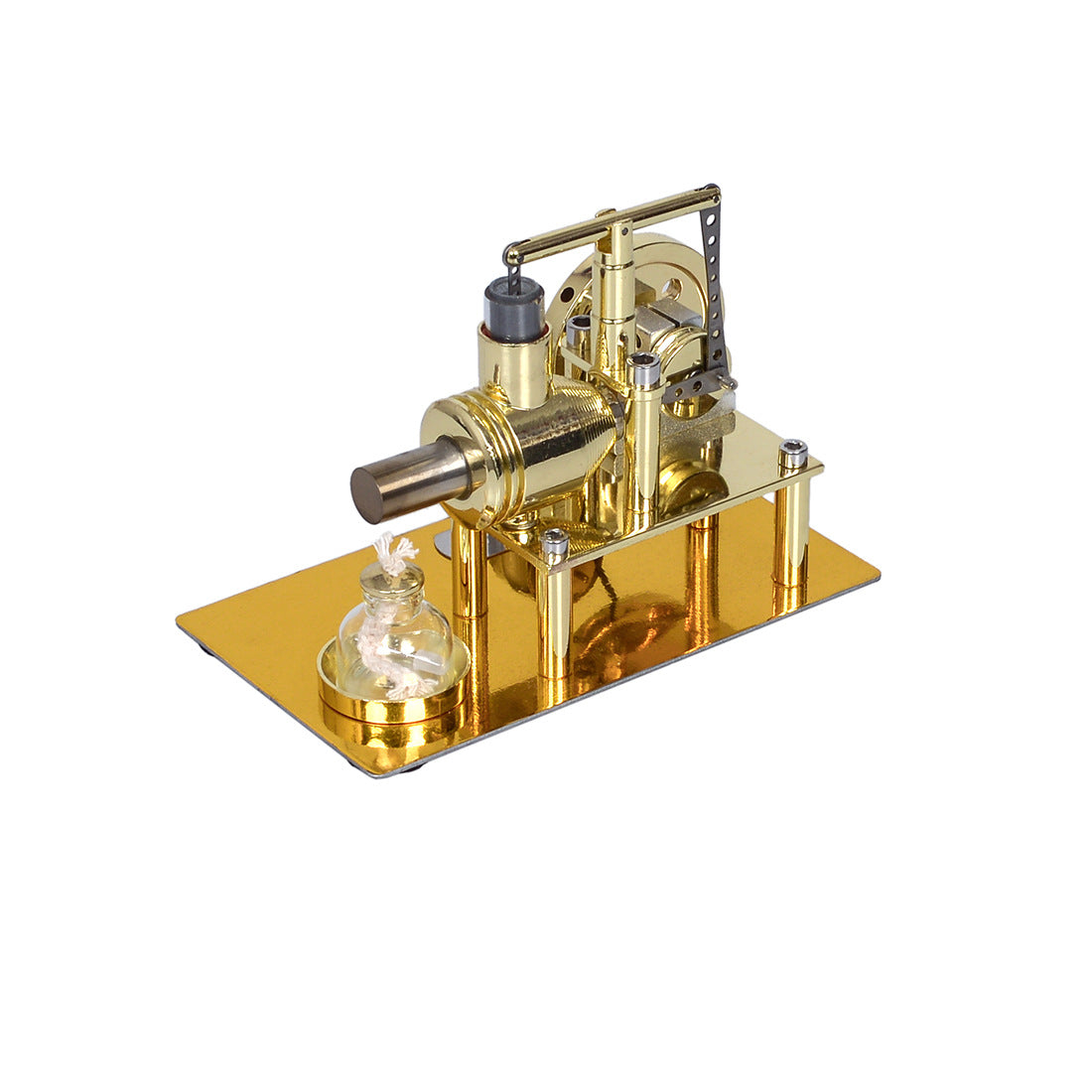 Stirling Metal Engine Generator Steam Engine DIY Engine Kit Gold ...