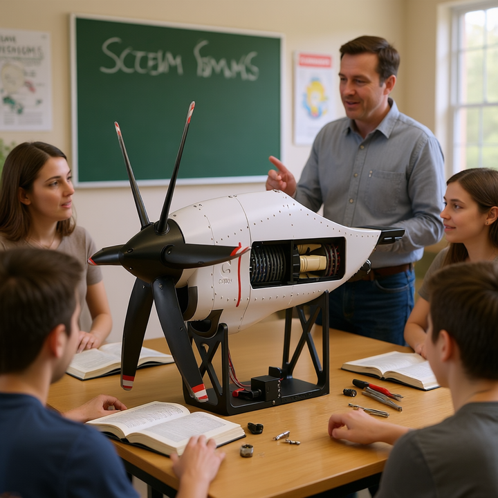 ENGINEKITOR T56-A-15 Turboprop Engine Model Engine Kit from C-130 Herc ...