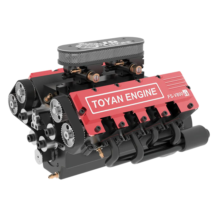 TOYAN FS-V800 V8 Nitro Engine 28cc - Build Your Own Working V8 Engine ...