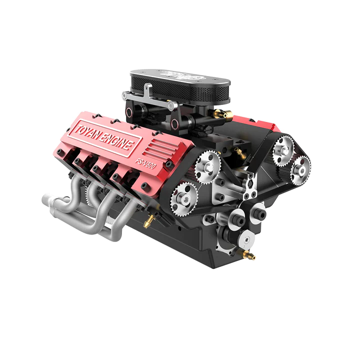 TOYAN FS-V800 V8 Nitro Engine 28cc - Build Your Own Working V8 Engine ...