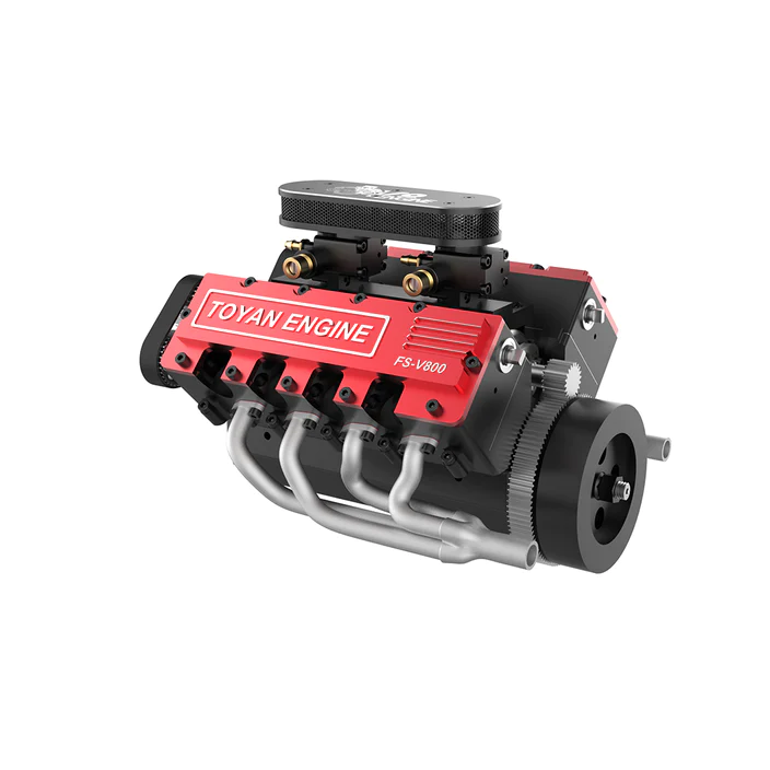 TOYAN FS-V800 V8 Nitro Engine 28cc - Build Your Own Working V8 Engine ...