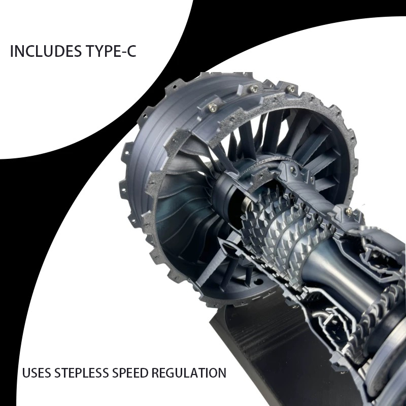 ENGINEKITOR TR900 Large Turbofan Engine Model Kit with Adjustable Spee ... ENGINEKITOR TR900 Large Turbofan Engine Model Kit with Adjustable Spee ...
