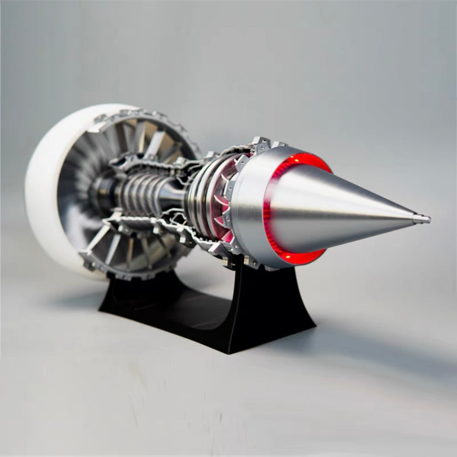 ENGINEKITOR TR900 Large White-Cased Turbofan Engine Model Kit with Adj ...