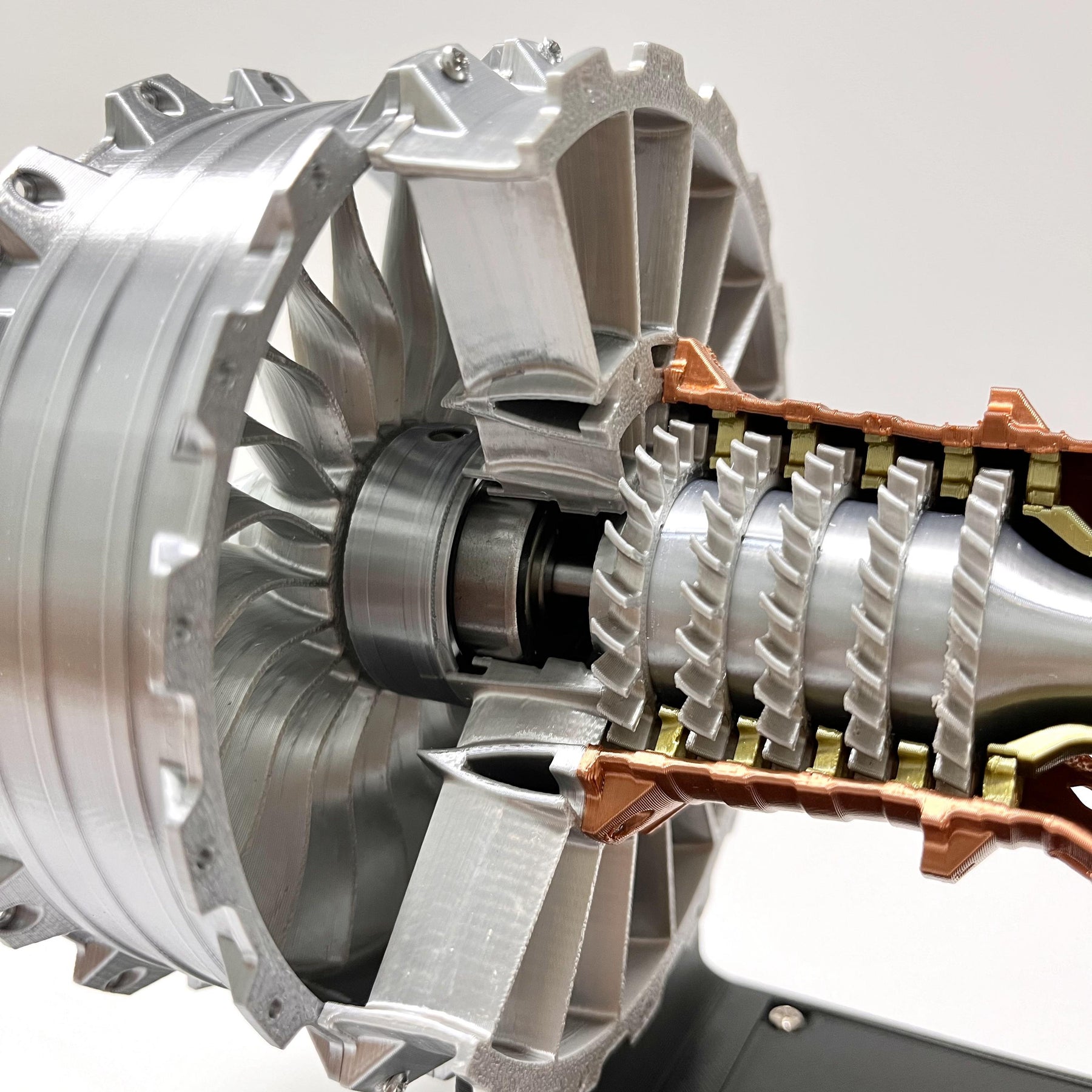 ENGINEKITOR TR900 Turbofan Engine Model Kit Magnetic Base Twin Light A ...