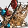 TECHING V2 Engine Assembly Kit Full Metal VTwin Double-Cylinder Engine ...