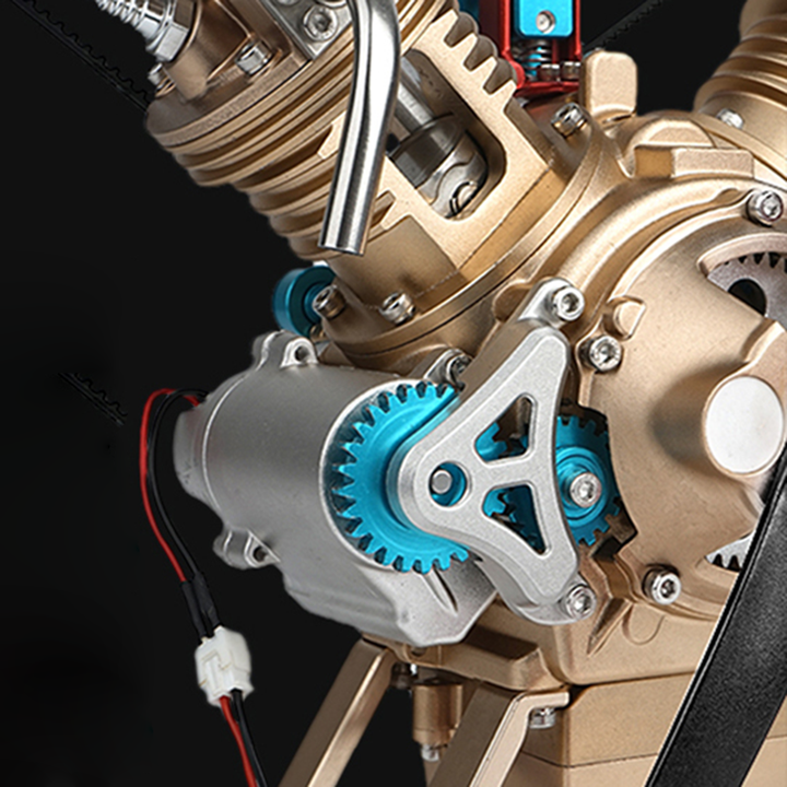 TECHING V2 Engine Assembly Kit Full Metal VTwin Double-Cylinder Engine ...
