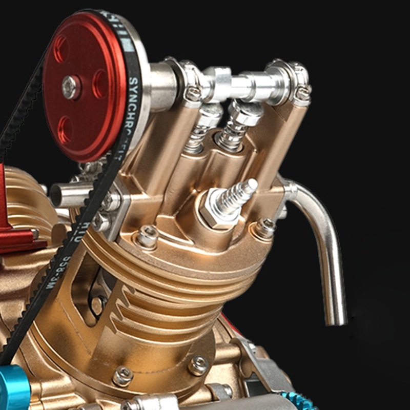 TECHING V2 Engine Assembly Kit Full Metal VTwin Double-Cylinder Engine ...