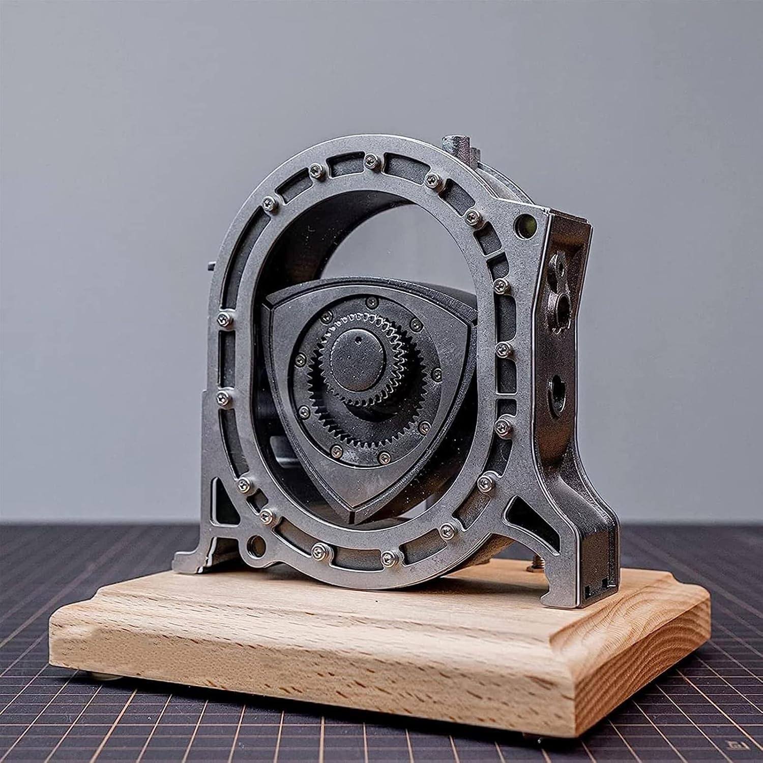 ENGINEKITOR Wankel Engine Model Metal Rotary Engine Kit for Tech Enthu ...