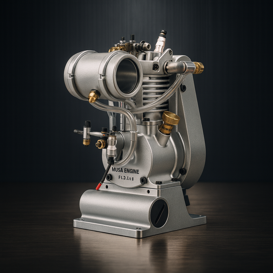 MUSA F1 2.7cc Mini Vertical OHV Single-Cylinder 4-Stroke Air-Cooled Ga ...